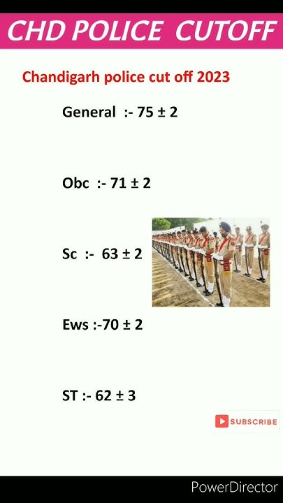 Chandigarh police cut off | Chandigarh police answer key | Chandigarh police expected cut off ...