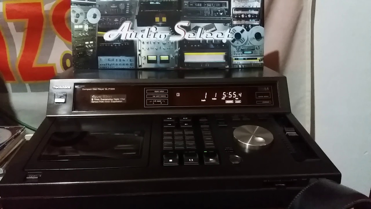 TECHNICS SL-P1300 Audiophile CD Player-Audio Select - YouTube