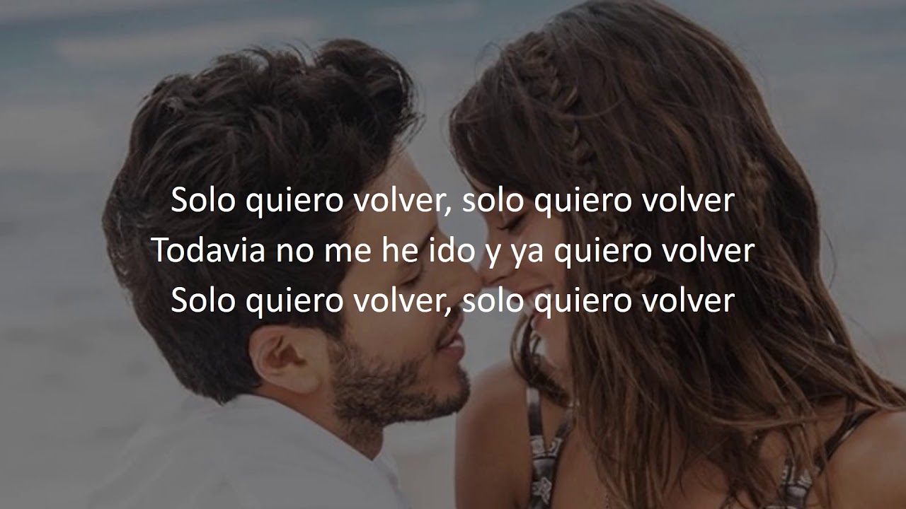 Quiero Volver (Letra) - Sebastian Yatra ft. Tini - YouTube