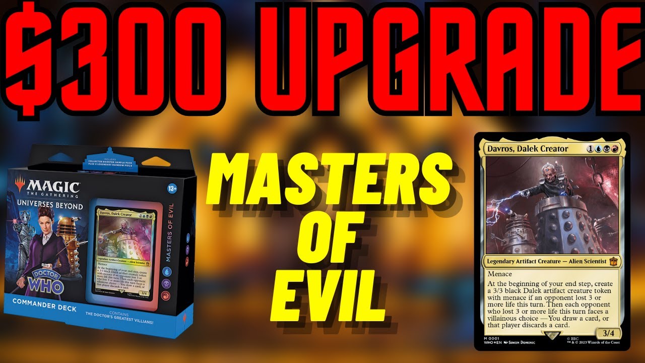 Masters of Evil Upgrade - Improving the Precon Commander Deck with $300 ...