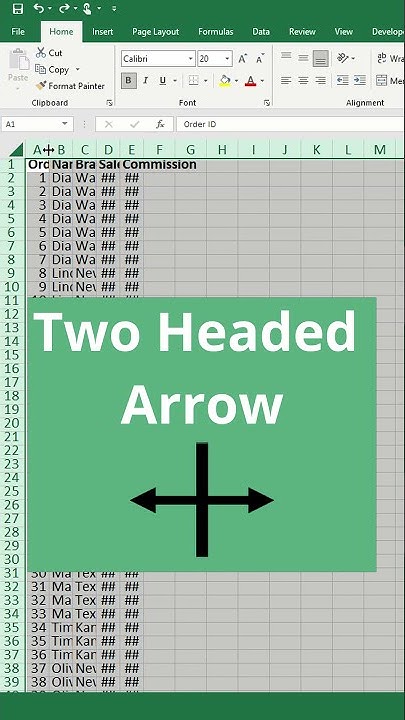 Quick Trick to Resize Rows & Columns in Excel using AutoFit | Excel Trick & Tip #shorts - YouTube