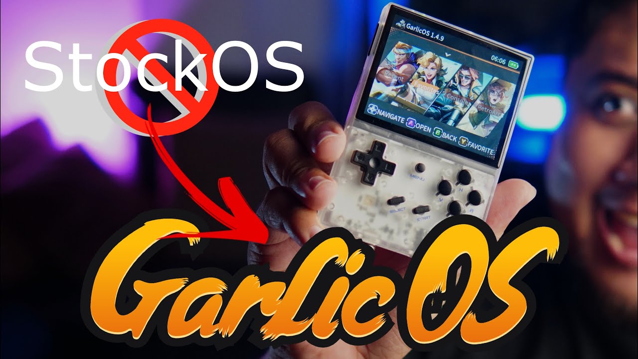 Dahil dito nag Upgrade ako ng GARLIC OS sa Anbernic RG35XX - YouTube