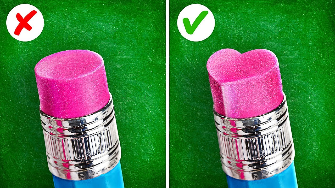 MUST-TRY SCHOOL HACKS || Genius Crafts for Smart Students! Funny School ...