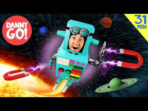 Robots, Magnets, Planets + MORE! 🤖🧲💎 | STEM Dance Compilation | Danny Go! Songs for Kids