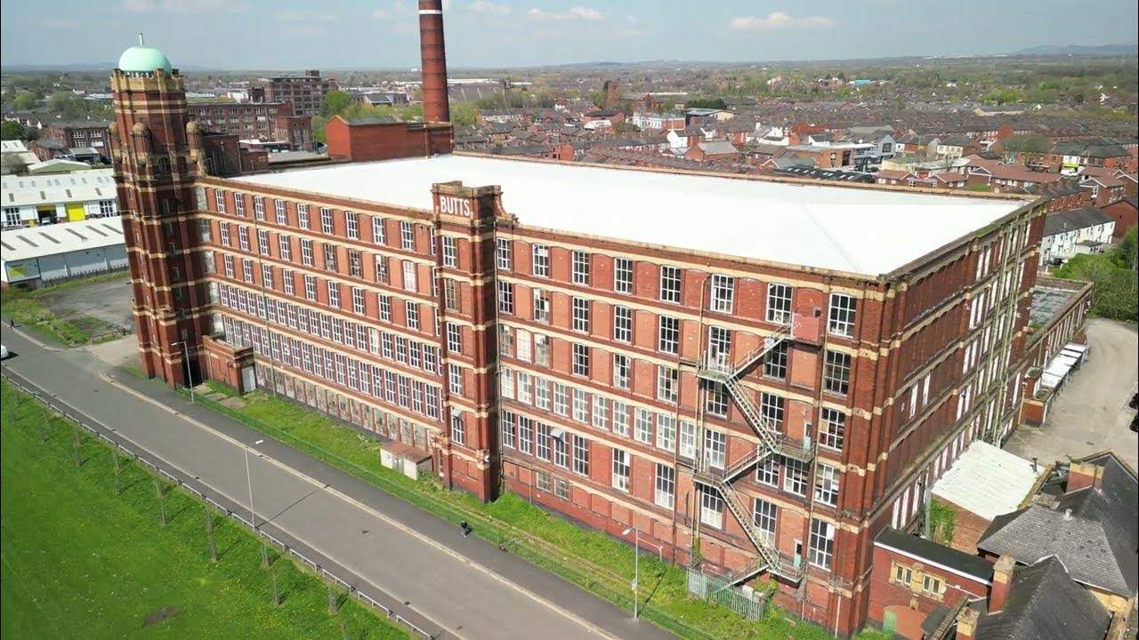 Butts Mill - Leigh | Cinematic views of Manchester cotton mills ...