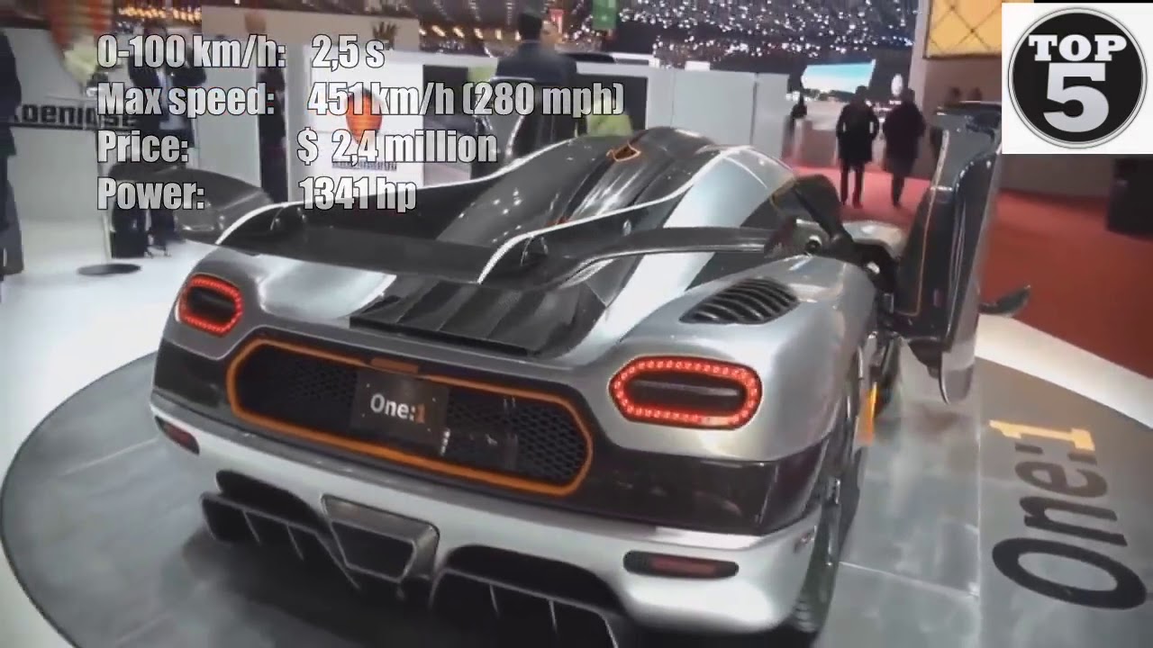 TOP 5 #4 Fastest Cars In The World 2018 - YouTube