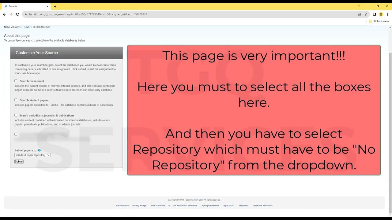 Turnitin uploading issues resolve - YouTube