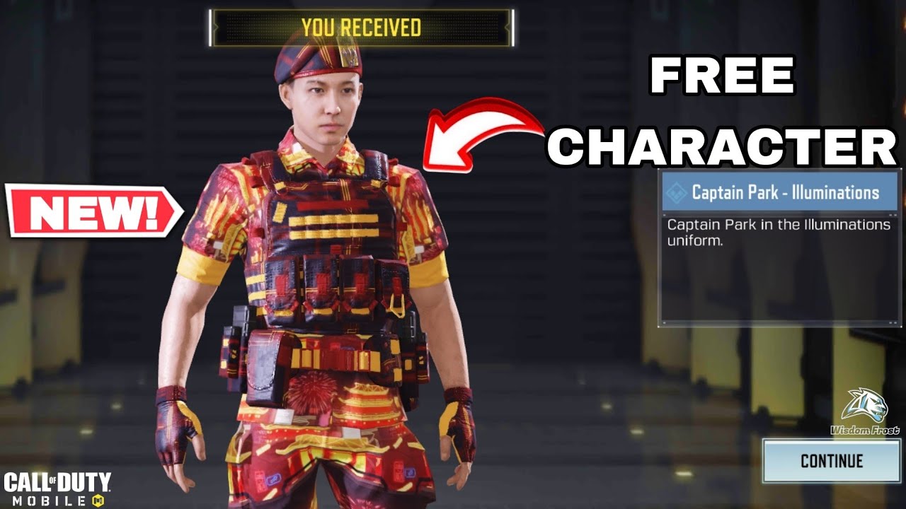 How to Get FREE Captain Park - Illuminations Character in Cod Mobile ...
