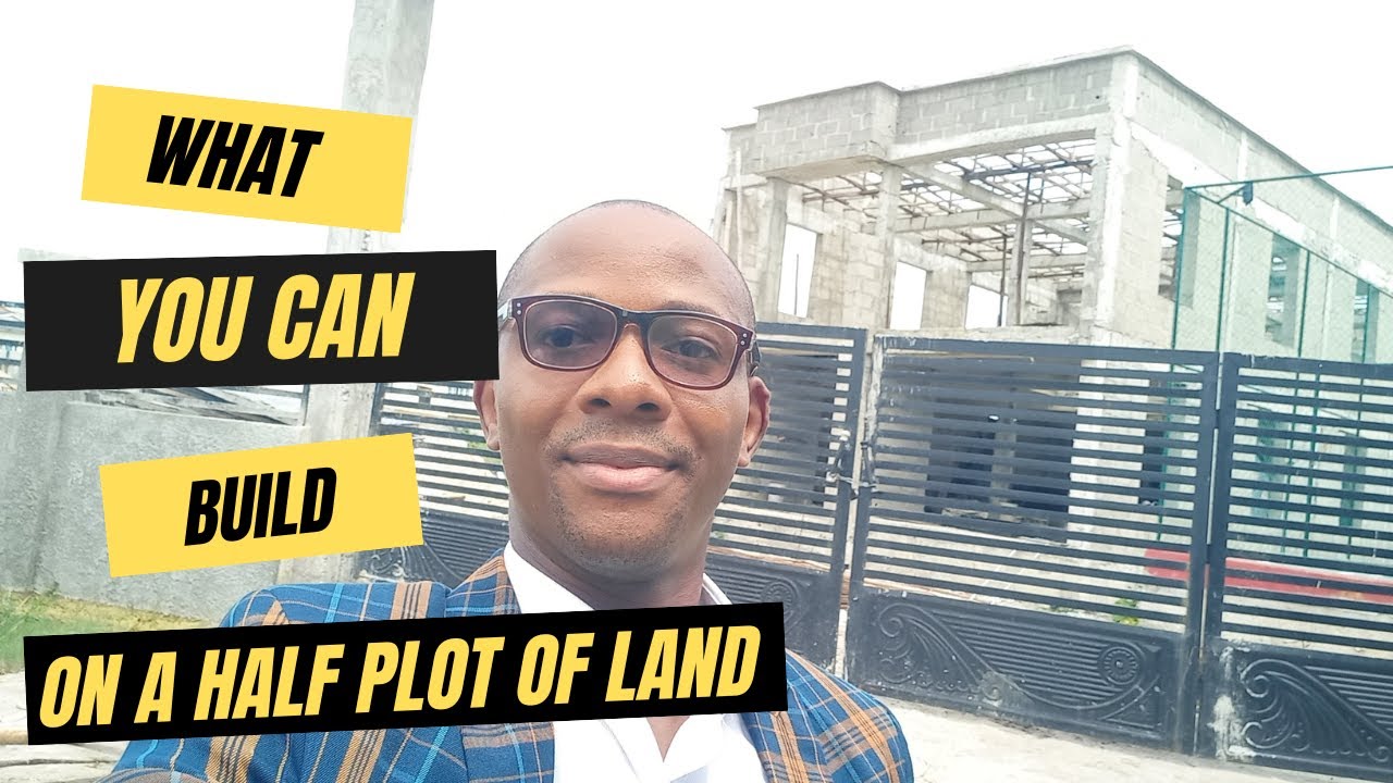 WHAT YOU CAN BUILD ON A HALF PLOT OF LAND 300 sqm / 4 & 3 BEDROOM ...
