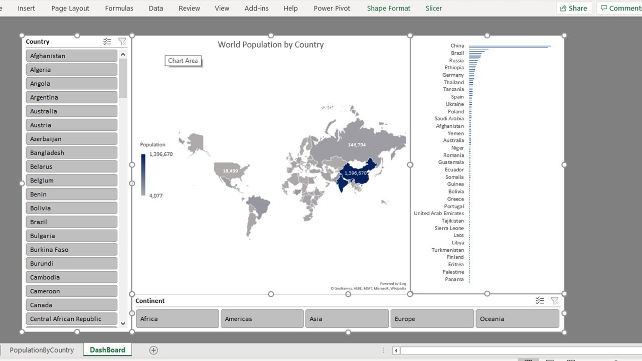 Create Map Chart: Using Power Query - Connect & Extract data From the ...