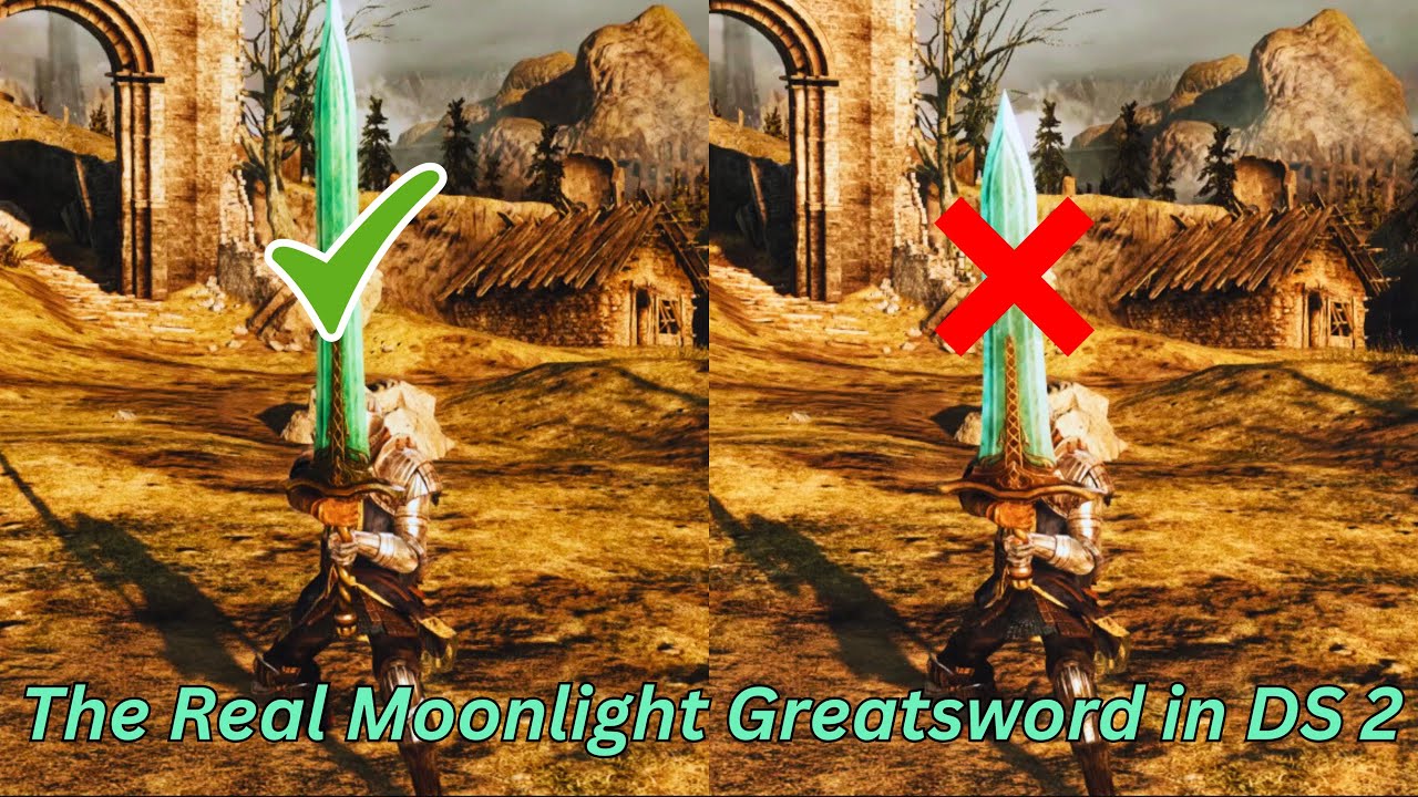 How to get the real Moonlight Greatsword in Dark Souls 2 - YouTube