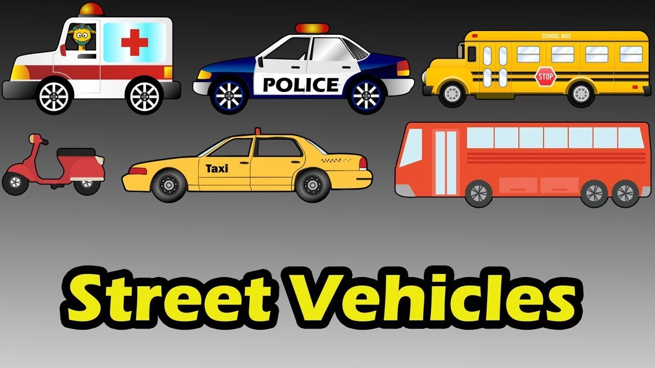 🌸Street Vehicles For Kids | Educational Video | Toys Compilation Video ...