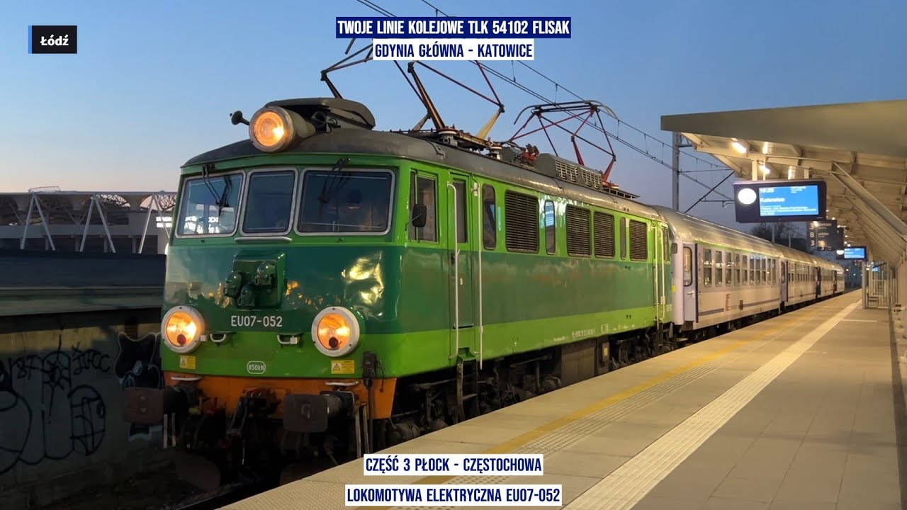 Poland Train Twoje Linie Kolejowe TLK 54102 FLISAK Gdynia Główna ...