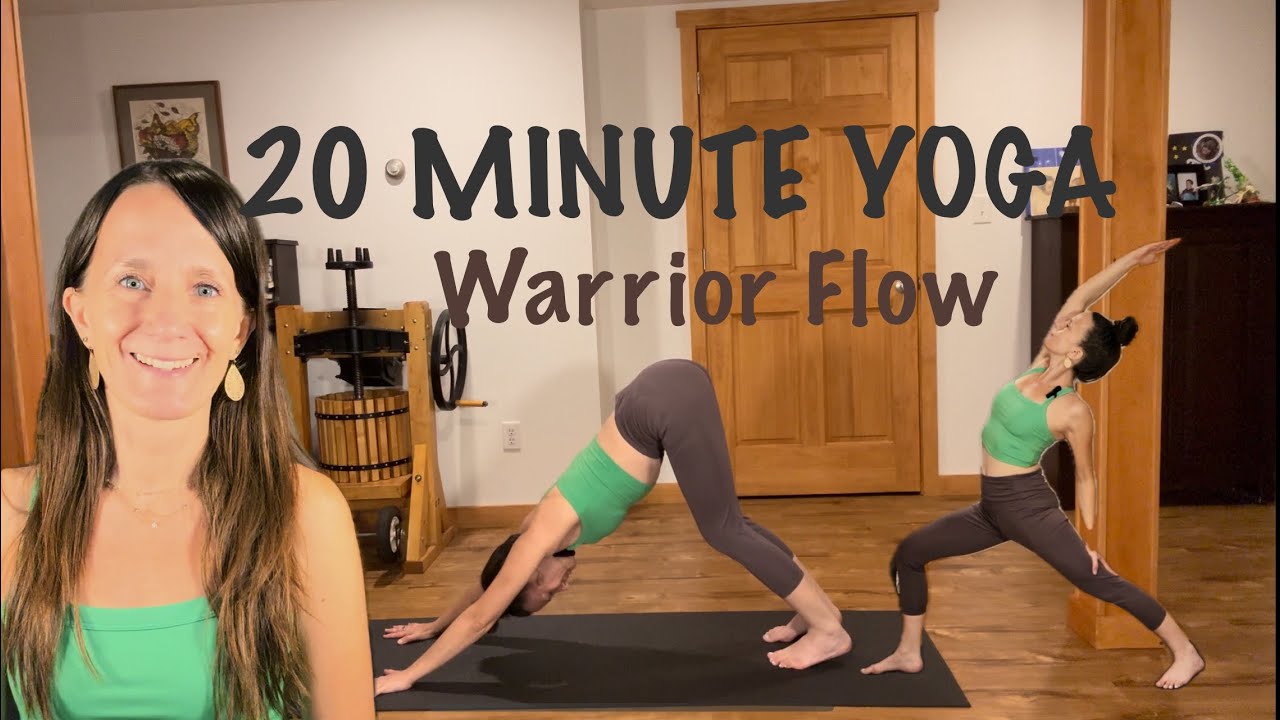 20 MINUTE YOGA Slow & Steady Warrior Flow - YouTube