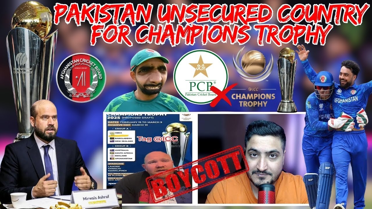 Afghan Cricket team will not go to Pakistan for Champions Trophy 2025 @ACBofficial - YouTube