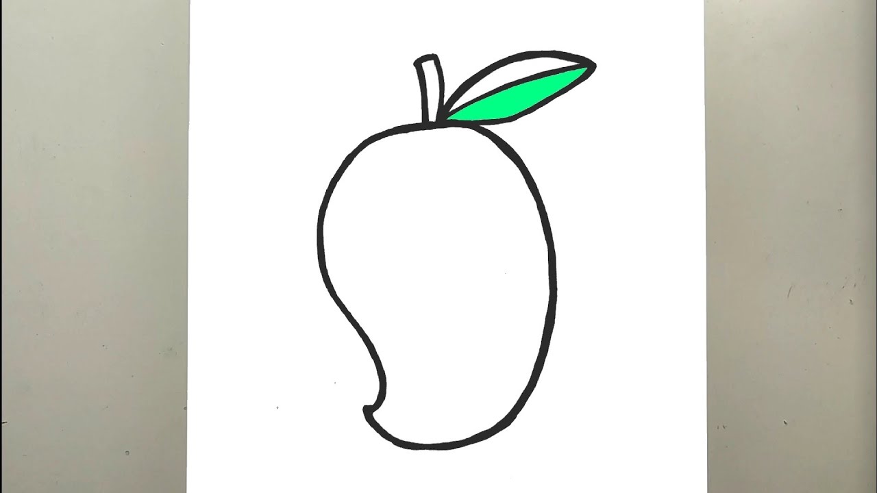 Drawing a Mango in Minutes | Easy Tutorial for Beginners | Eshan ...