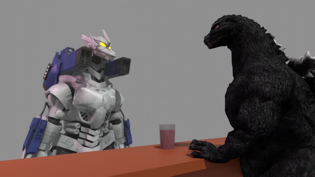 Give me a drink, bartender [Godzilla Animation] - YouTube