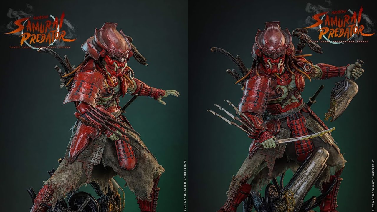 New Hot Toys Predator Samurai concept series 1/6 scale action figure ...