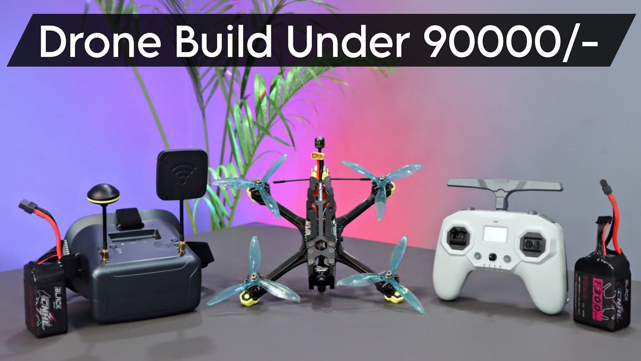 Build Your Own Freestyle FPV Drone Under 90000 | Hi Tech xyz - YouTube