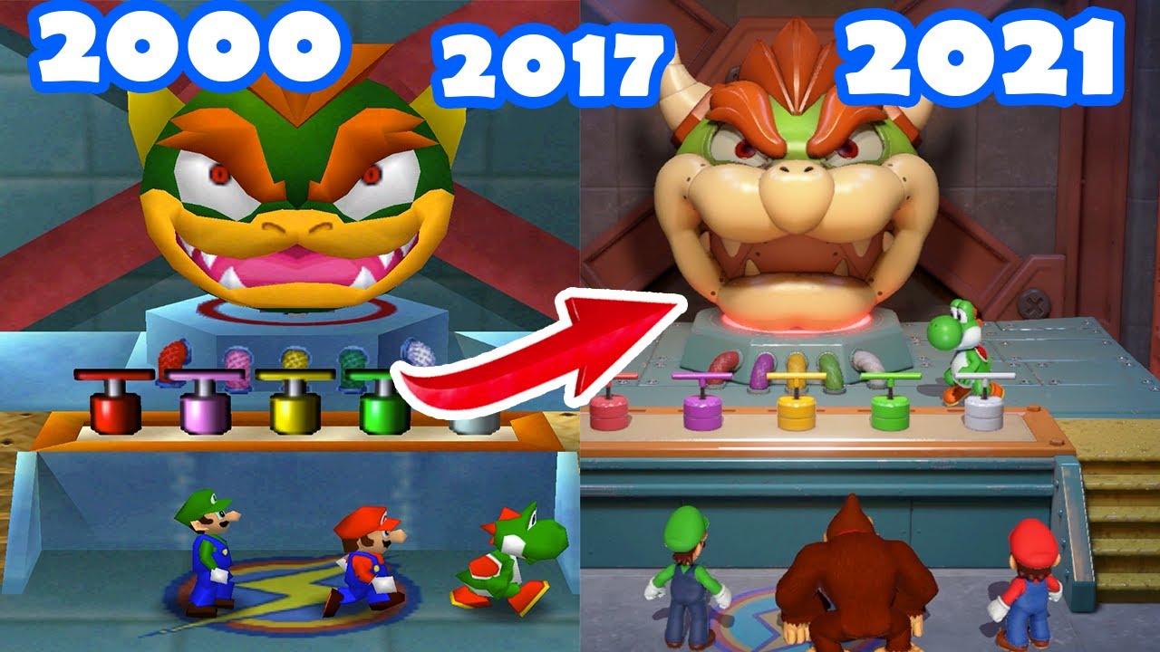 Mario Party Series - Evolution of Remake Minigames - Mario vs his ...