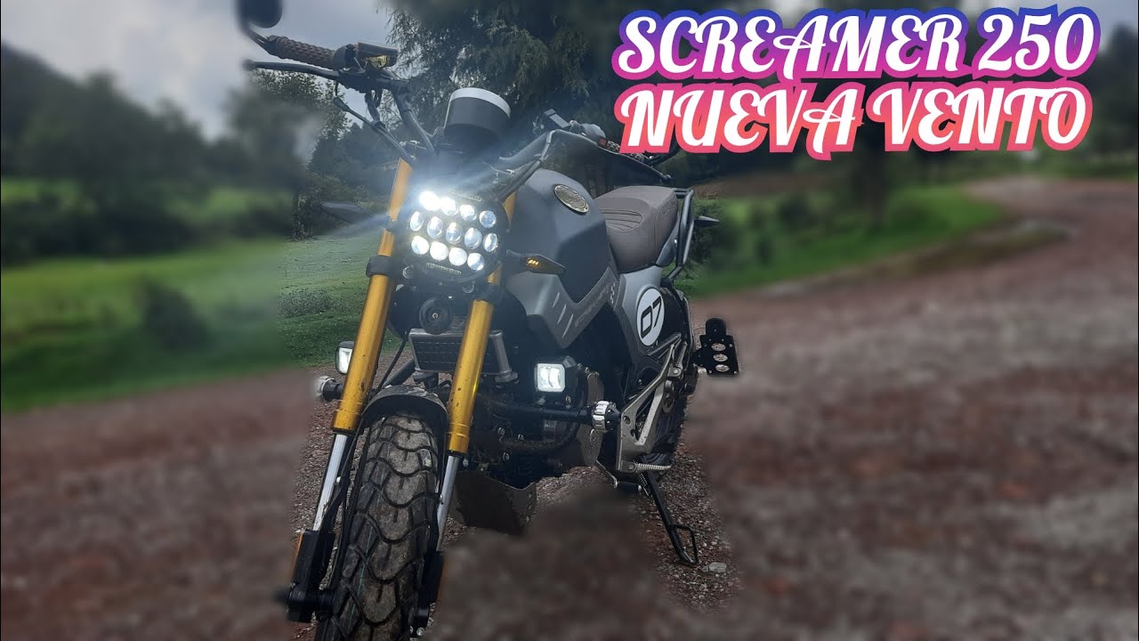 SCREAMER 250 NUEVA MOTO DE VENTO 2021/EXCLUSIVA/ BORU - YouTube
