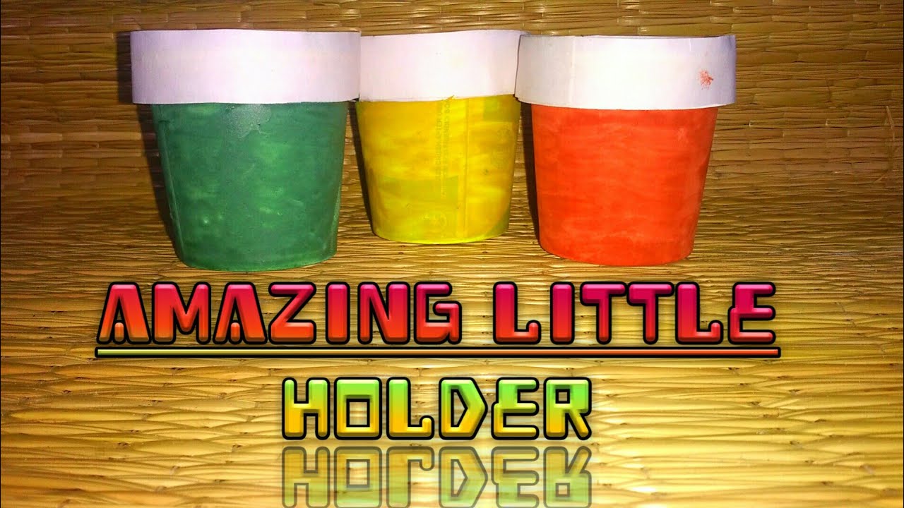 Little Holder Craft Idea | How To Make A Cute Holder | DIY Simple Idea ...