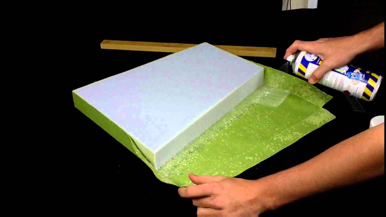 Basotect Fabric Panel modification procedure - YouTube