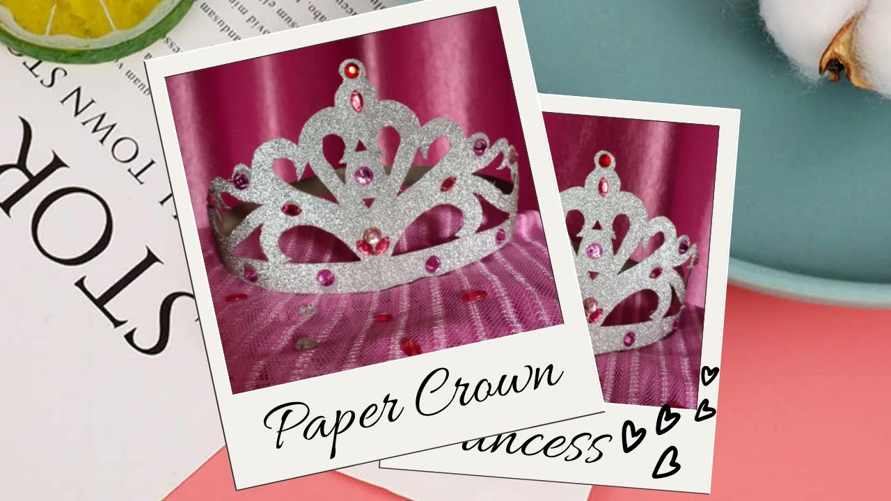Paper Princess crown| Easy Paper DIY Crown| craft ideas | paper crown ...