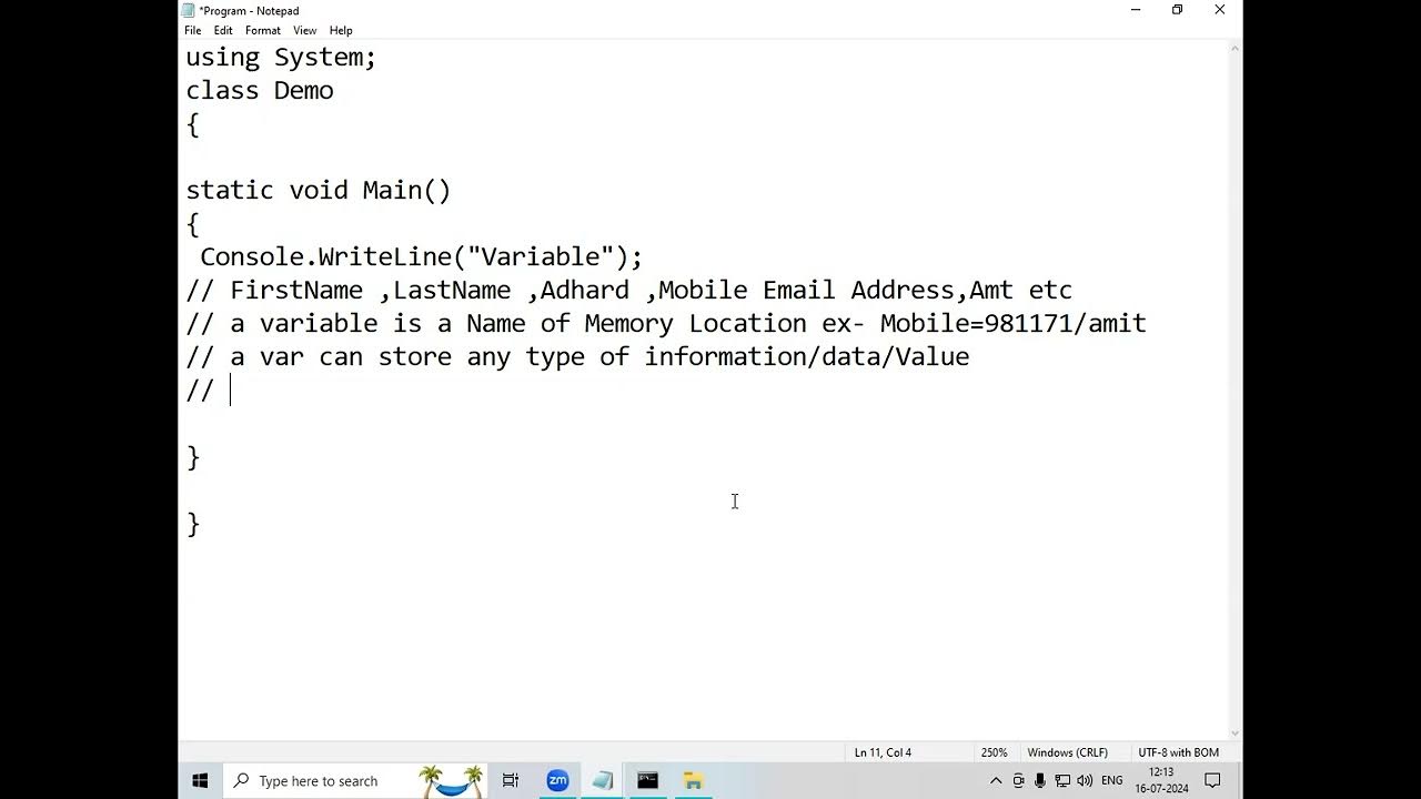 dotnet C# day 3 💥#youtube #dotnet#asp.net#react#angular#ducatindia#mvc - YouTube