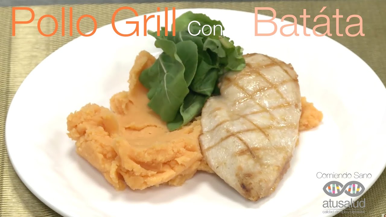Aprende con Nosotros a Hacer Pollo al Grill con Puré de Batatas ...