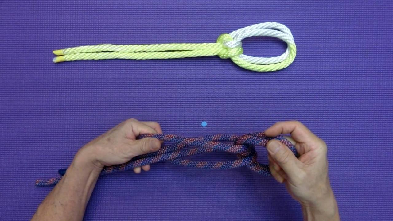 Lee's Double loop knot part 2 - YouTube