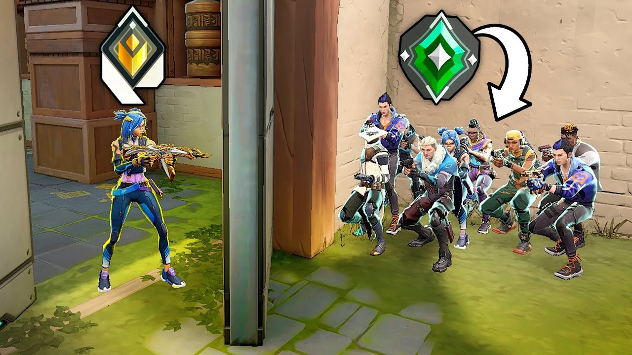 1 Radiant VS 9 Ascendants! - (INTENSE GAME) - YouTube