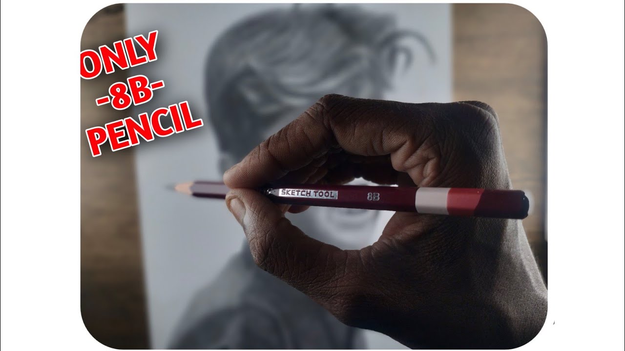 Only 8B Pencil Drawing ️ - YouTube