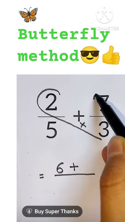 Fraction of addition #viralshort #shortvideo #mathtricks 😎👍 🥰 - YouTube
