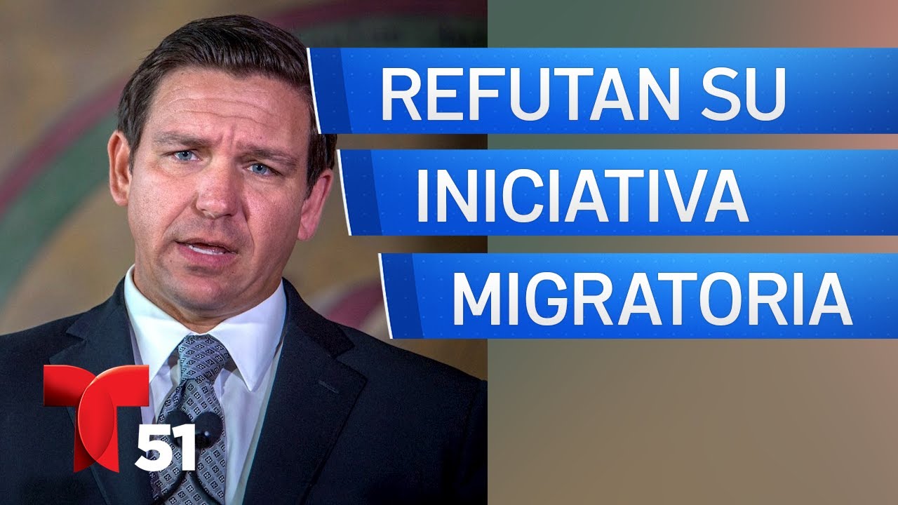 Republicanos de Florida refutan iniciativa migratoria de DeSantis - YouTube