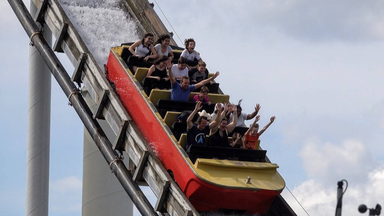 Tidal Wave Boat Ride 🌊 at Thorpe Park - YouTube