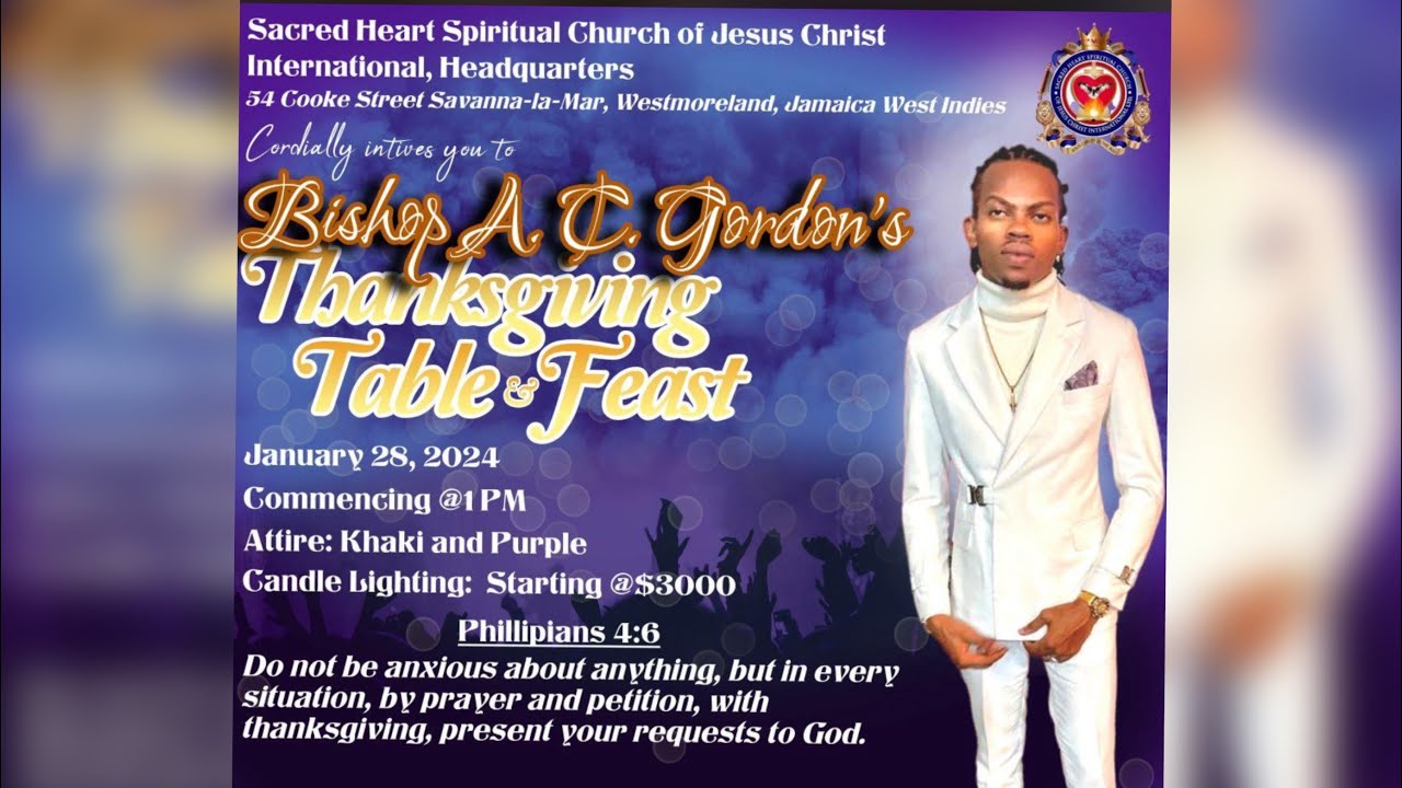 BISHOP GORDON THANKSGIVING TABLE 2024 - PART 2 - YouTube