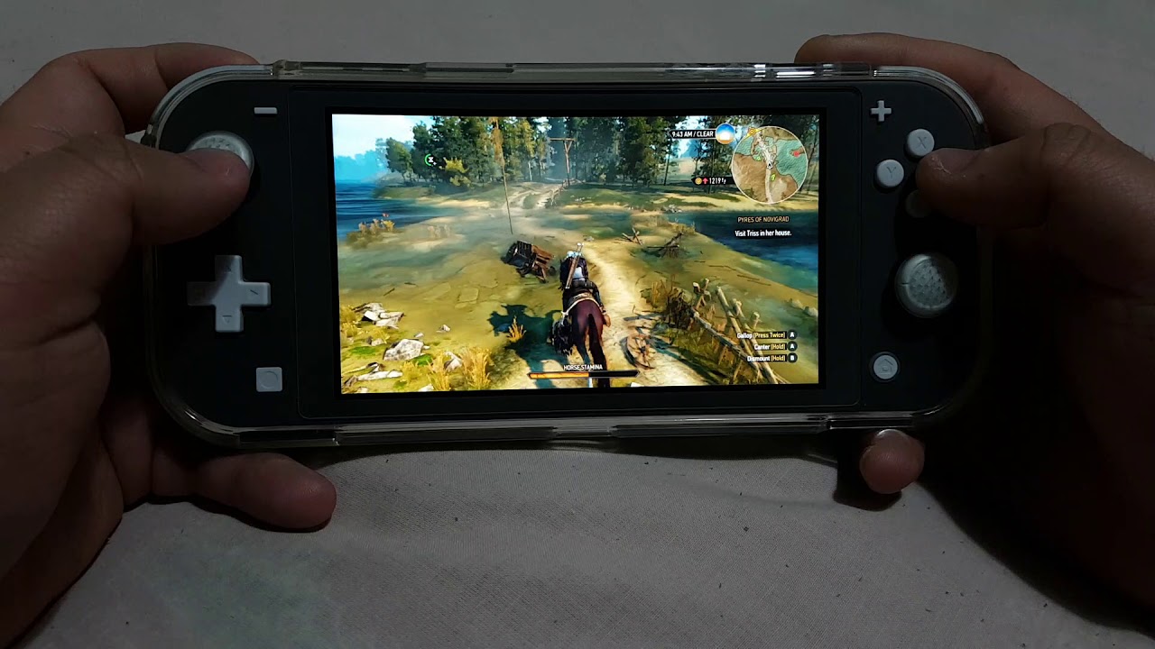 Witcher 3 Wild Hunt On Nintendo Switch Lite || Visit Triss on Her House ...