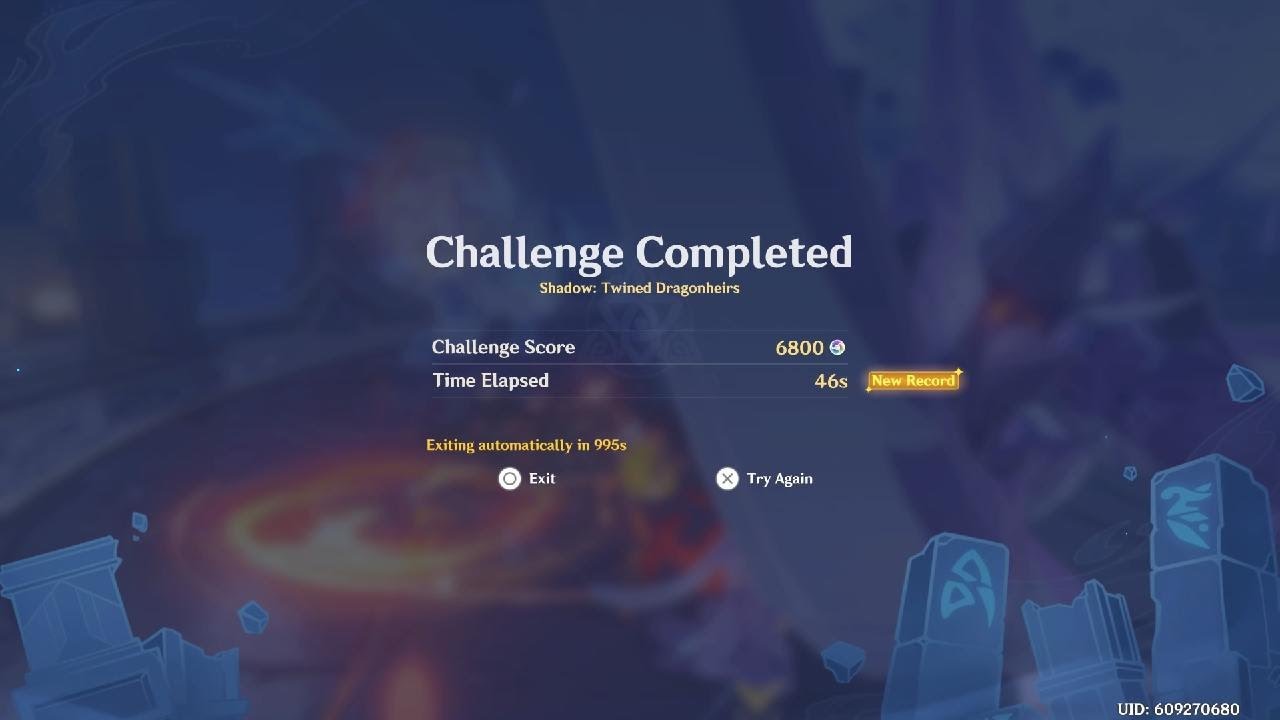 C2 Klee mono pyro vs 3.7 boss event bathysmal vishap 46 secs 6800 score ...