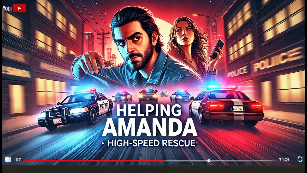 Michael Saves Amanda! 🚔| GTA V Mission: Helping Amanda | Epic Car Chase ...