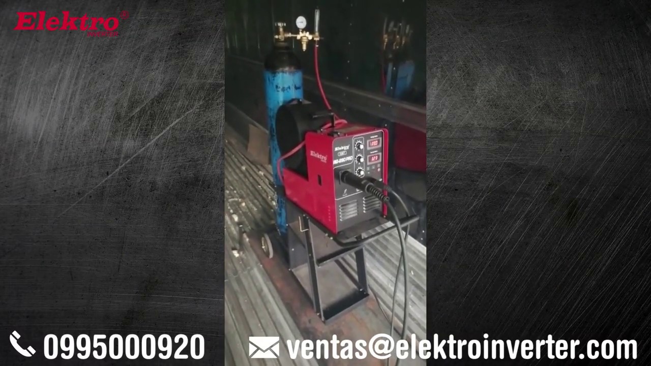 ELEKTRO INVERTER® MIG 290 Soldando Aluminio - YouTube