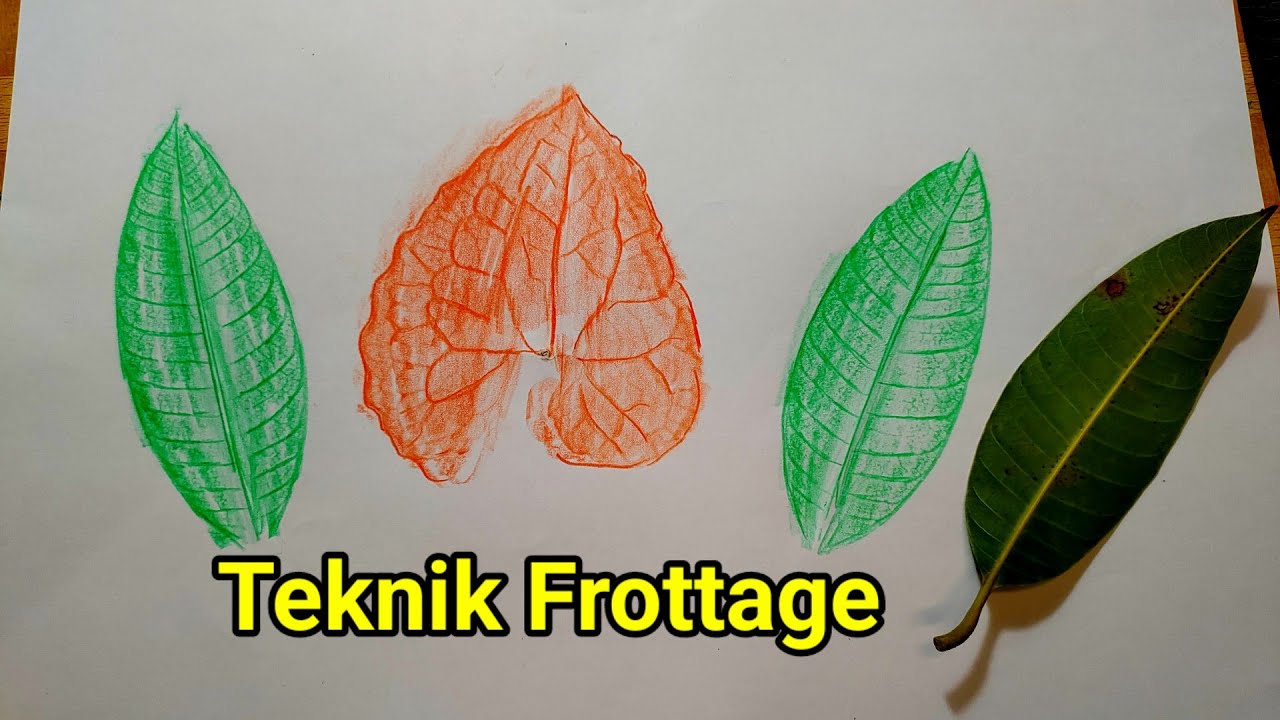 Mencetak Tekstur Dengan Teknik Frottage || Seni Rupa Kelas 4 Kurikulum ...
