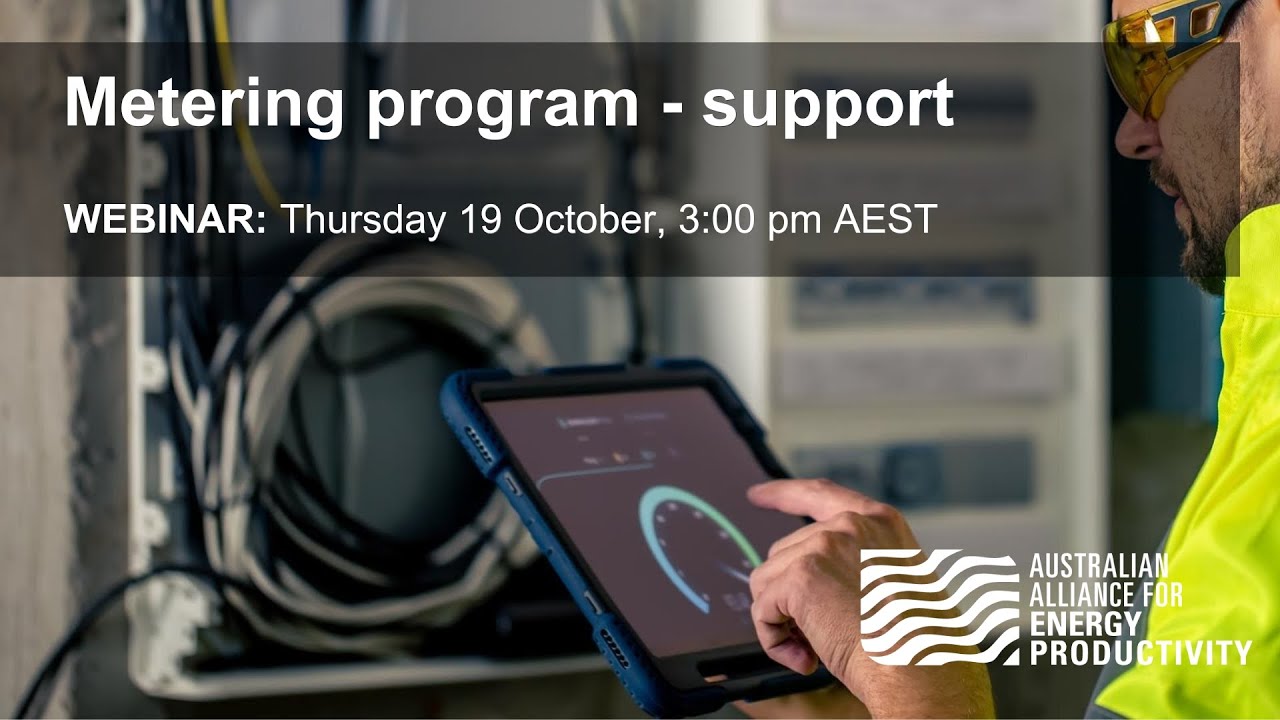 Webinar: Metering program -support - YouTube