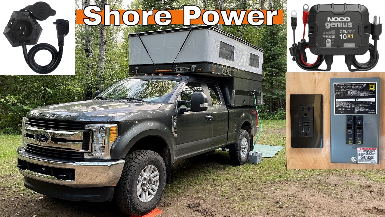 Shore Power Installation: Four Wheel Camper Shell Buildout #12 # ...