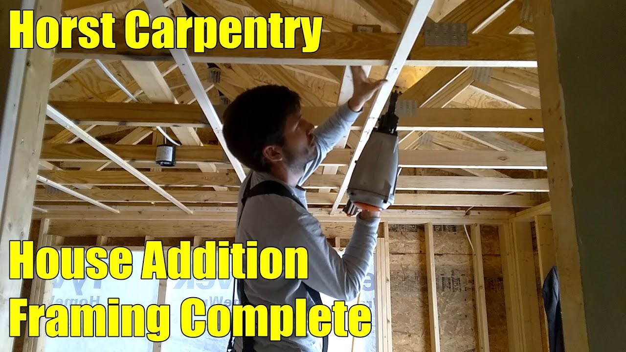 House Addition | Framing Complete | Day 34 - YouTube