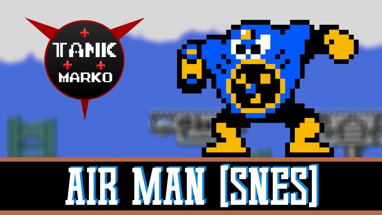 Mega Man 2 - Air Man Stage | [16-bit] Super Nintendo / SPC700 ...