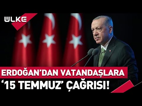Cumhurbaşkanı Erdoğan'dan Vatandaşlara \