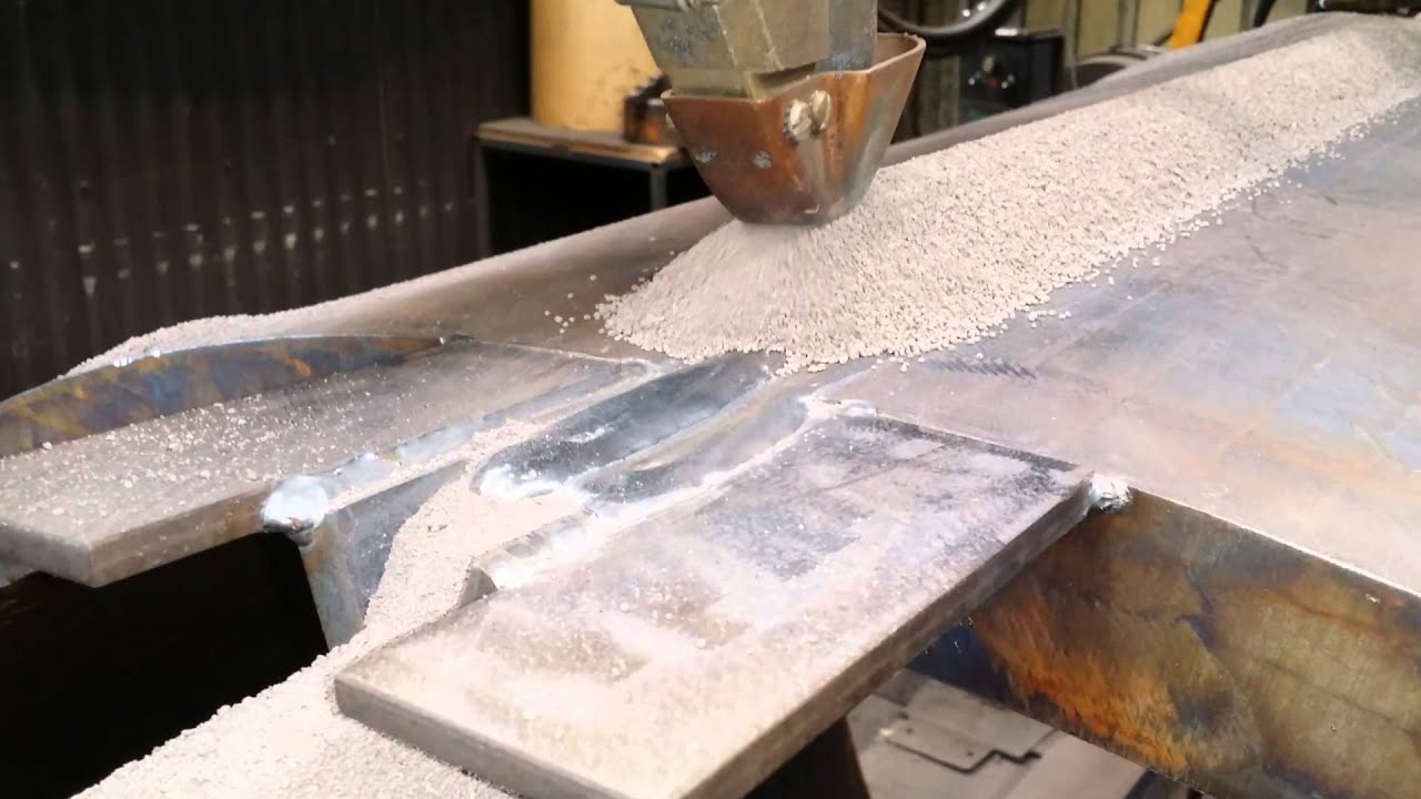 Sub arc welding - YouTube