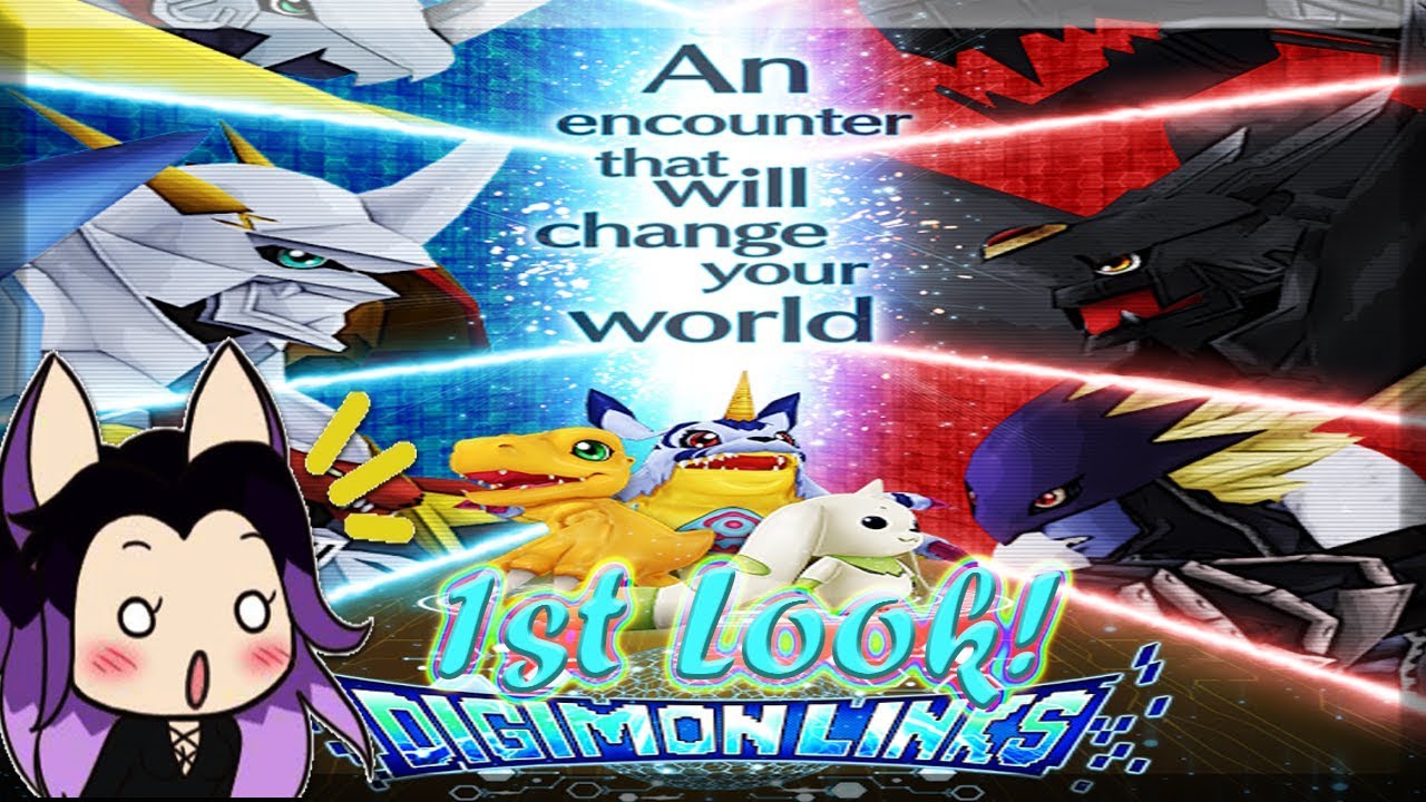 Digimon Linkz : 1st look - Tutorial - Review ~ Let's go to the digital ...