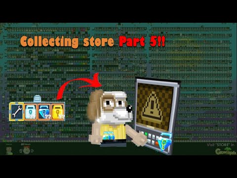 COLLECTING BEST WORLD IN GROWTOPIA ( STORE ) !!! - YouTube